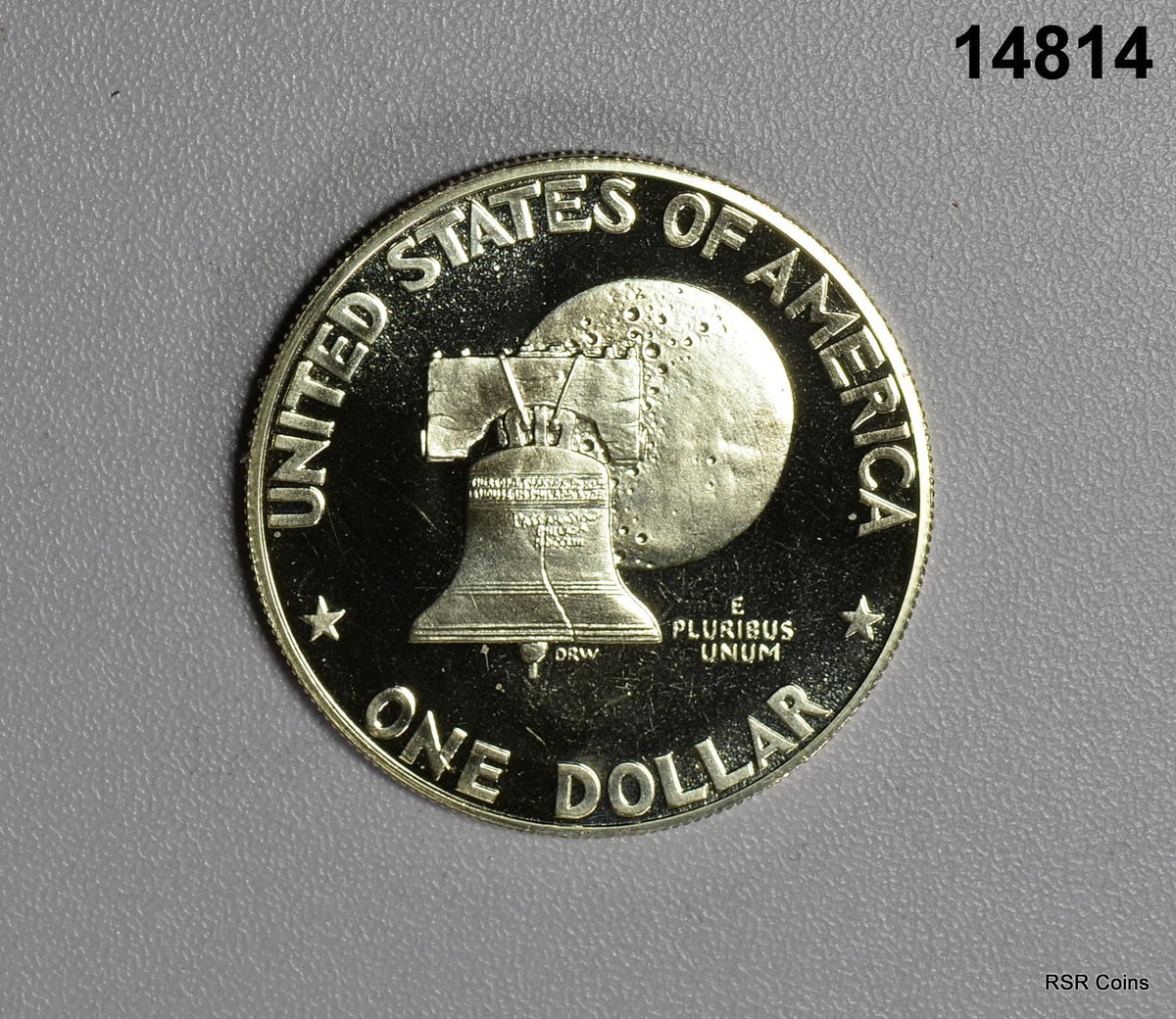1976 S EISENHOWER 40% SILVER BICENTENNIAL DOLLAR GEM PROOF CAMEO #14814 ...