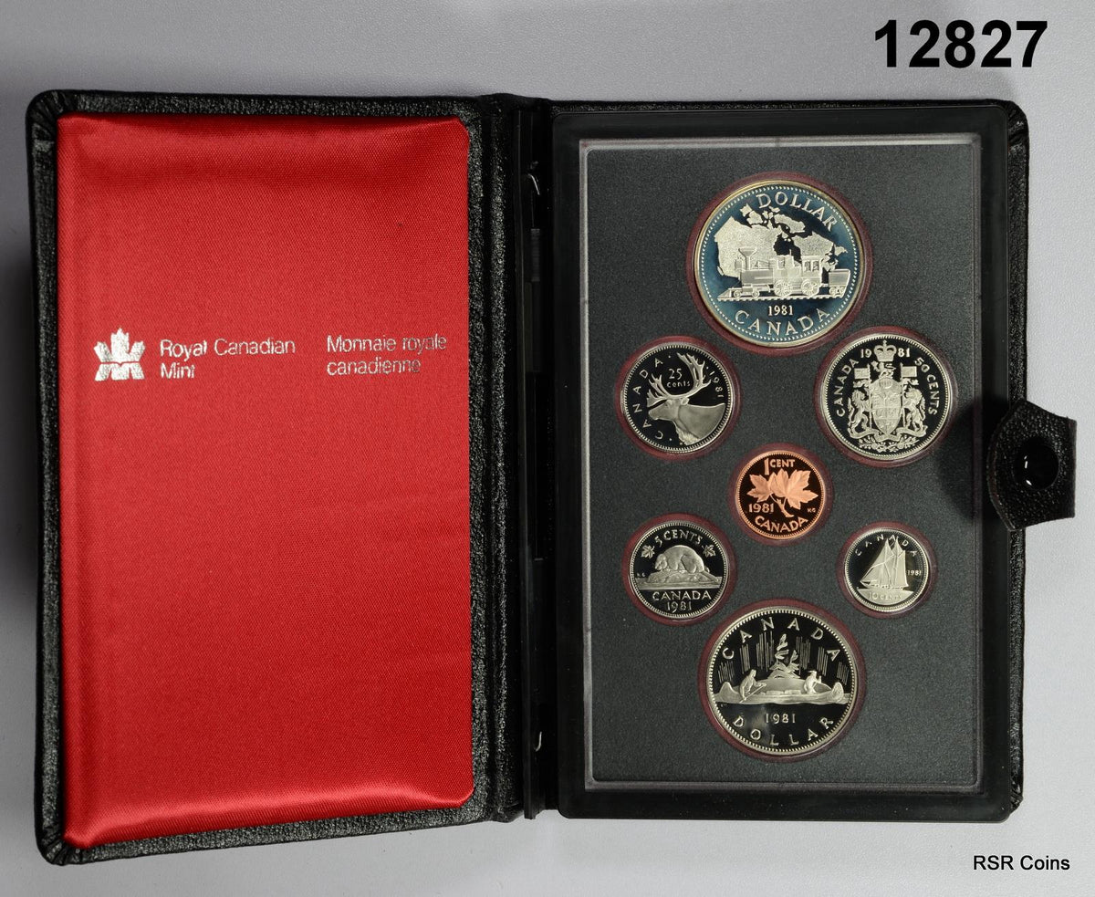 1981, 82, 83, 84 CANADA 7 COIN SET WITH SILVER DOLLAR #12827 - Robert S ...