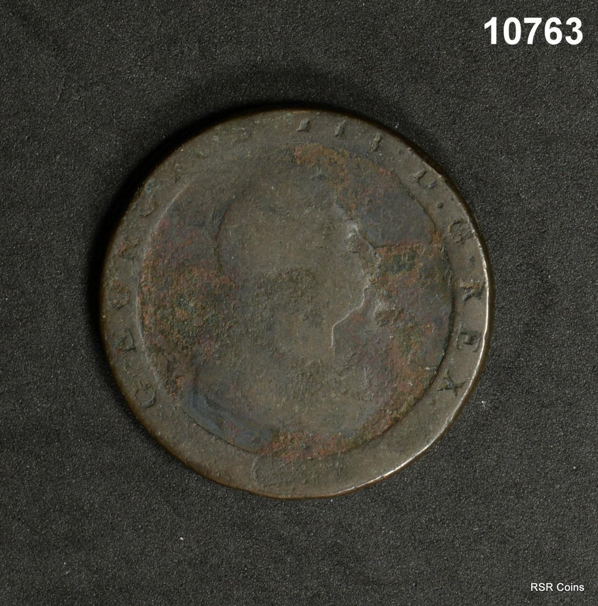 1797 BRITANNIA GEORGE III COPPER! #10763 - Robert S. Riemer (RSR)