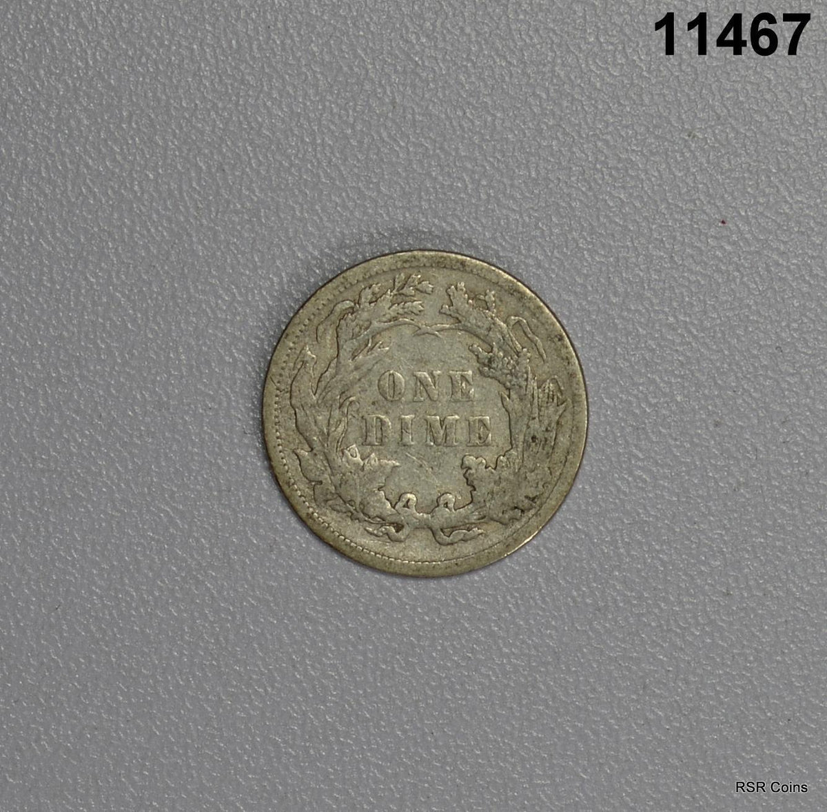 1886 SEATED DIME VF+ SCARCE DATE! #11467 - Robert S. Riemer (RSR)