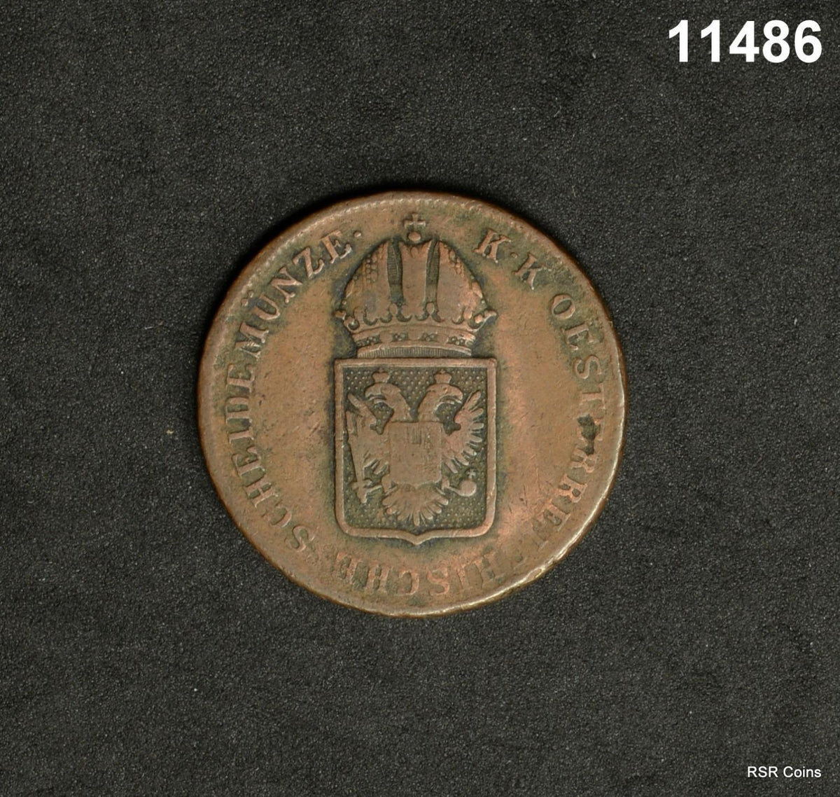 AUSTRIA EIN KREUZER 1816 A VIENNA EF! #11486 - Robert S. Riemer (RSR)